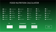 FOOD NUTRITION CALCULATOR FREE Windows Phone App Market