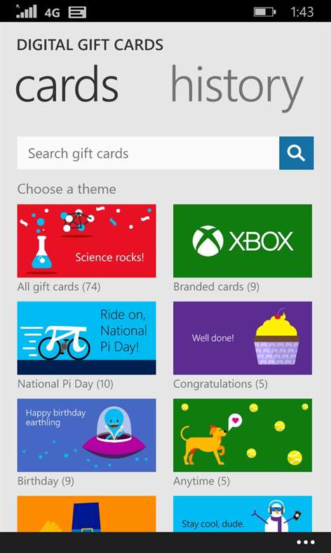 Buy Digital Gift Cards - Microsoft Store United Kingdom