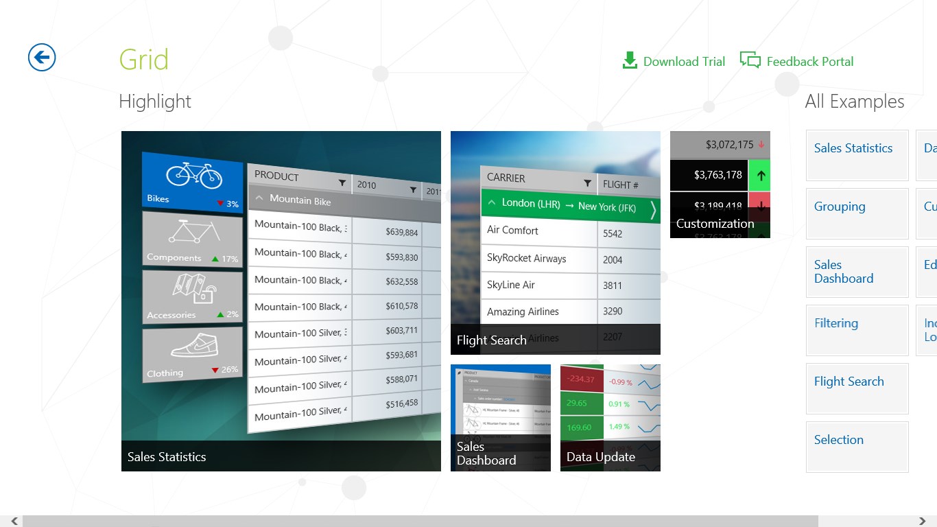 Telerik Controls Examples Xaml For Windows 10 