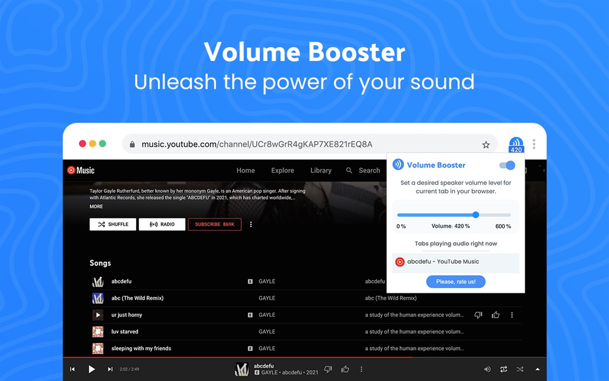 Volume Booster - Maximize Sound on Edge Browser
