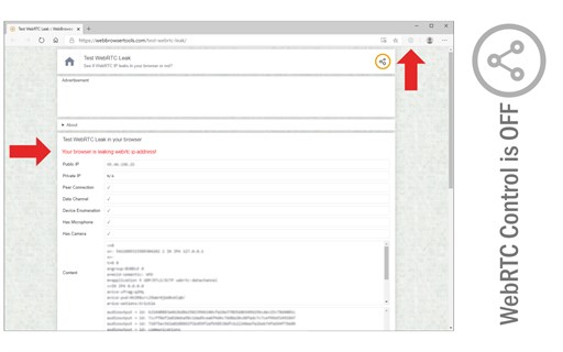 WebRTC Control - Protect Your IP Address