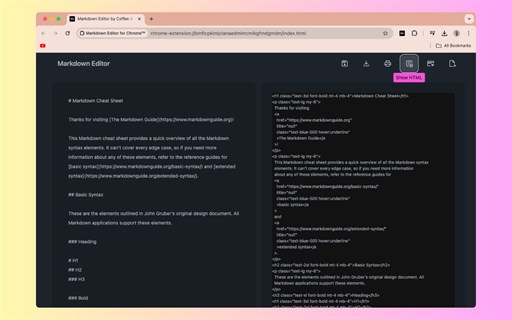 Markdown Editor for Edge™ – Easy GitHub-Flavored Markdown