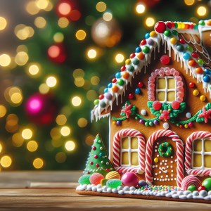 Gingerbread House Close-up - Microsoft Edge Addons
