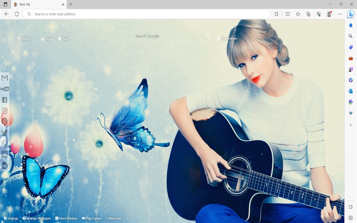 Taylor Swift Wallpaper - HD New Tab Backgrounds