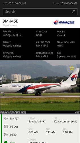 Obtenha informações sobre voos em tempo real no Windows 10, Flights ...