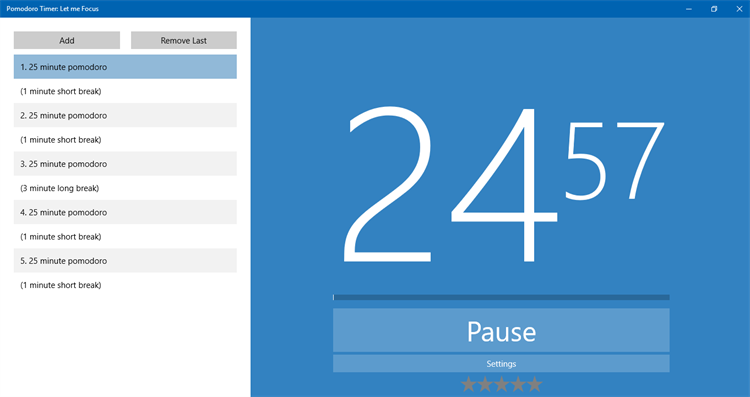 Work and Study Timer Let me focus by Best Apps for Windows - (Windows ...