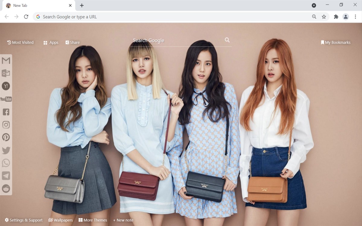 Blackpink Wallpaper New Tab - Complemento de edge