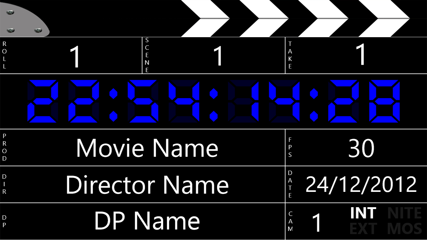 Digital Clapperboard