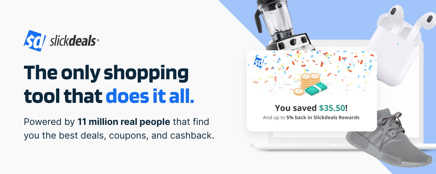 Slickdeals: Automatic Coupons and Deals