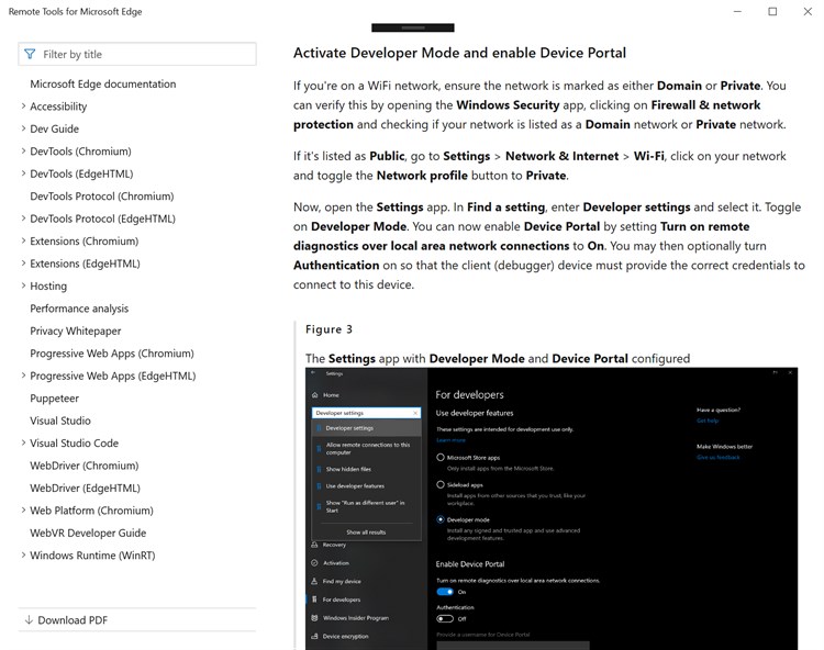 Remote Tools for Microsoft Edge 作者 Microsoft Corporation - (Windows アプリ ...