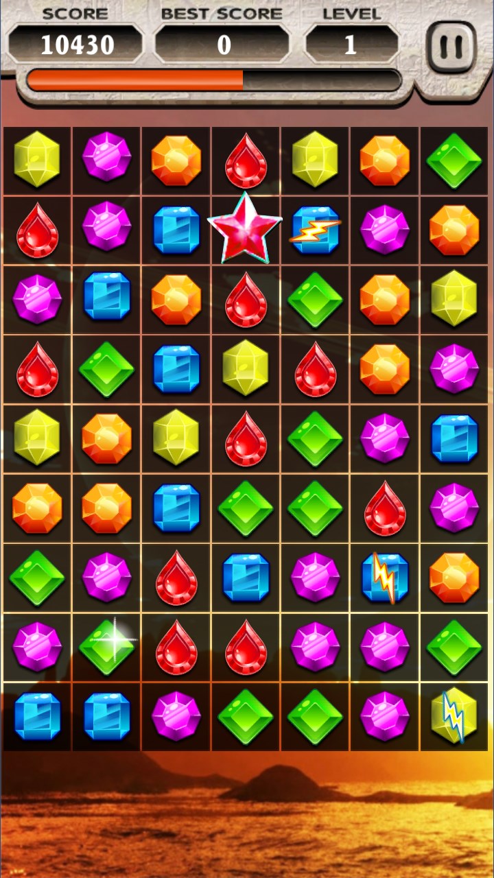 Jewels Star Match 3 Adventure for Windows 10 Mobile