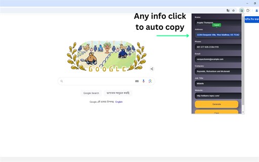 Fake Info Generator - Random Data for Testing