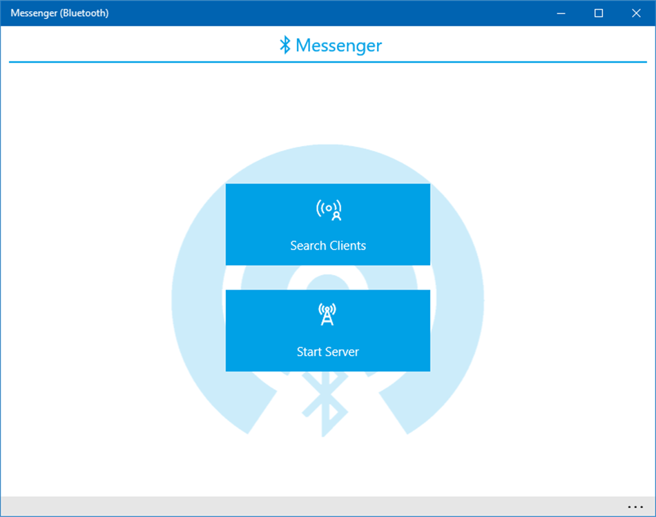Messenger (Bluetooth) (by Ravi Verman) - (Windows Apps) — AppAgg