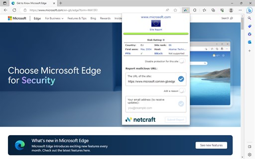 Netcraft Extension - Phishing & Malware Protection