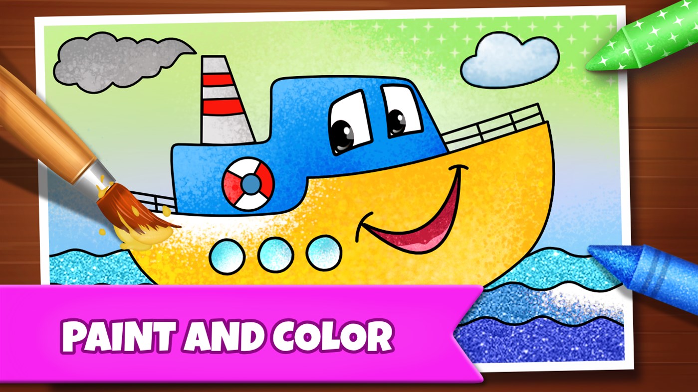 Drawing Games: Draw & Color For Kids (by RV AppStudios) - (Windows ...