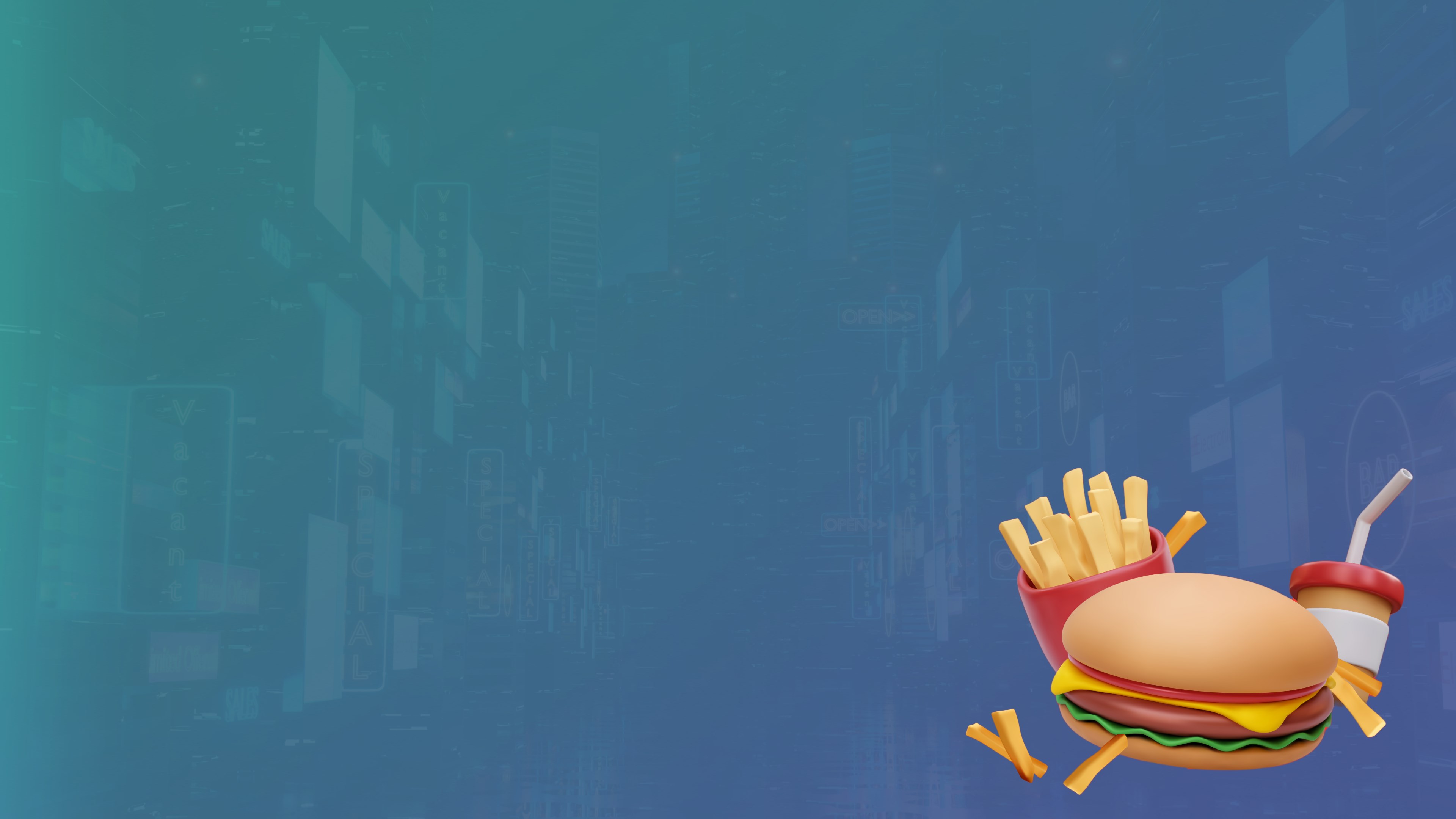 Fast Food Background For Powerpoint