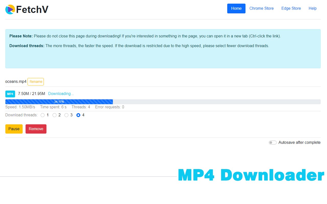 FetchV: m3u8 & HLS Video Downloader - Edge Add-on