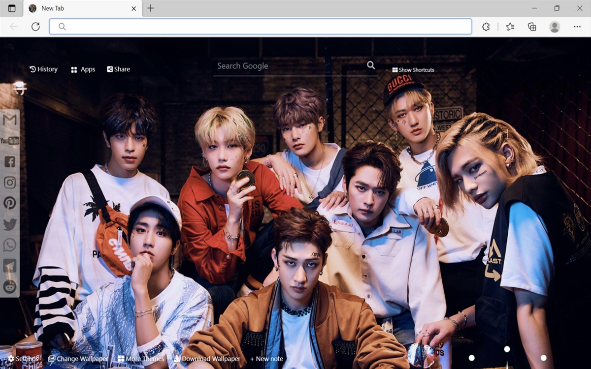 Stray Kids Wallpaper: Custom Edge Add-on for Kpop Fans