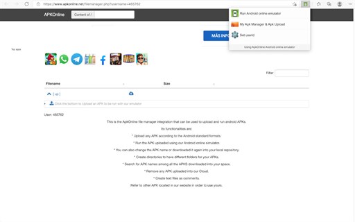 ApkOnline APK Manager for Android Emulator