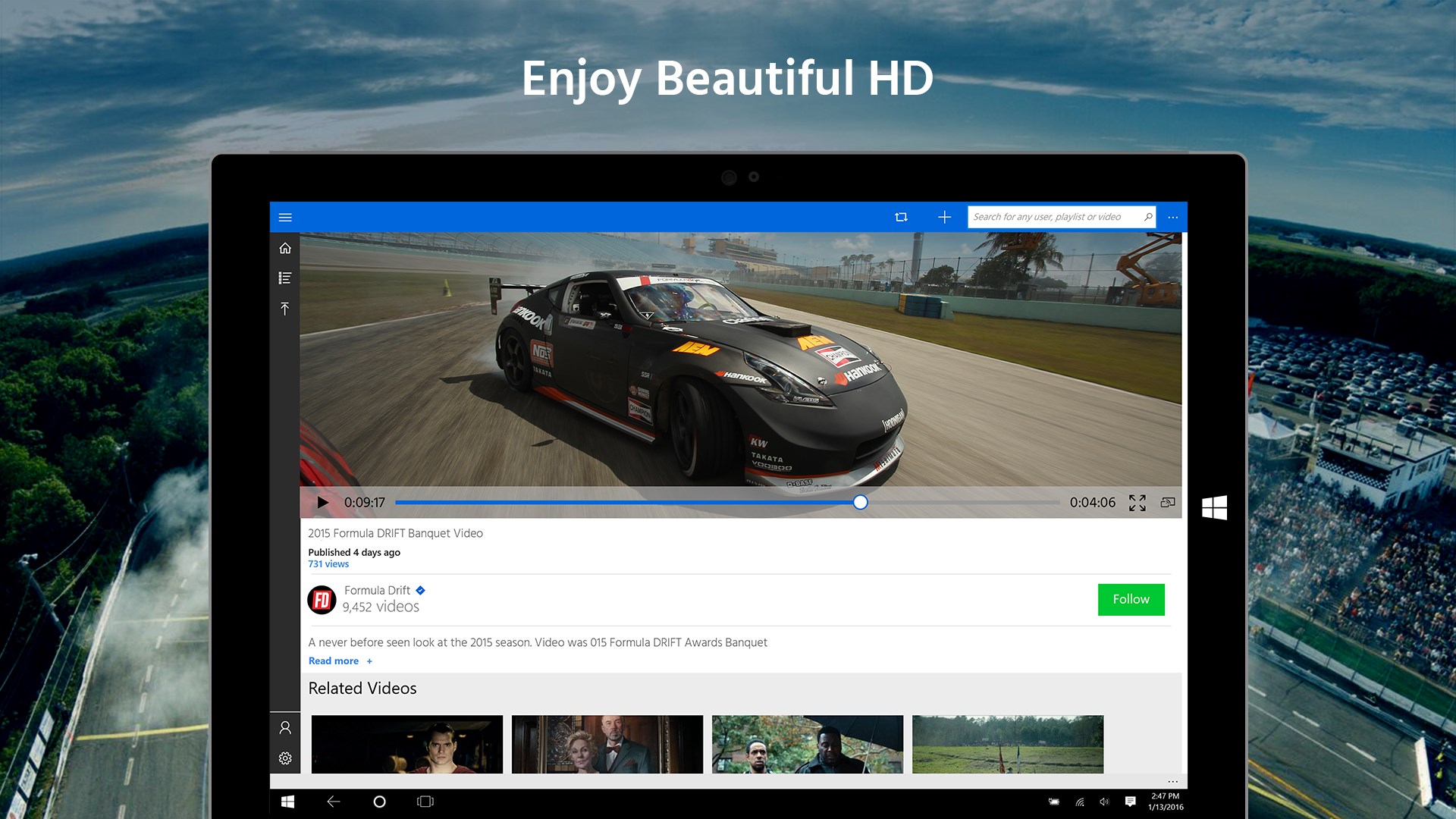 DailyMotion now a Universal Windows App