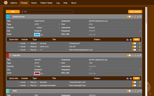 FoxyProxy: Advanced & Easy Proxy Management