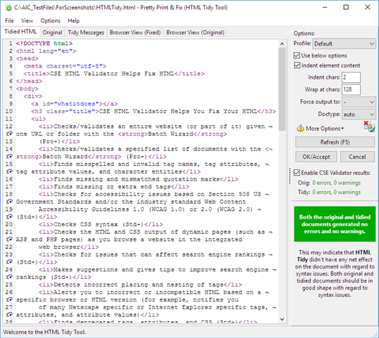 Css Html Validator 2018s For Windows 10 Pc Free Download