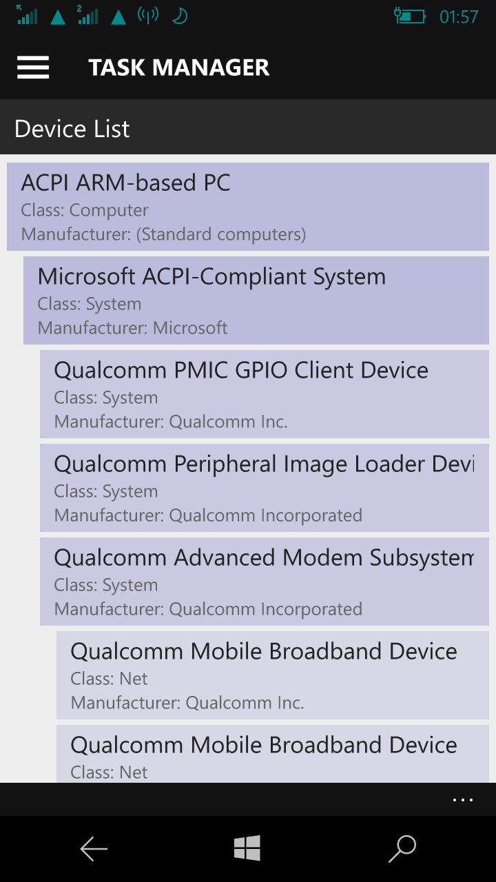 Developer Submission: TASK MANAGER available on Windows 10 Mobile