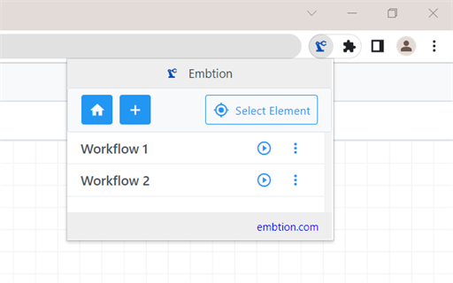 Embtion - No-Code Web Browser Automation Tool