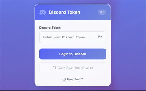 Discord Token Login — Quick Token Sign-In