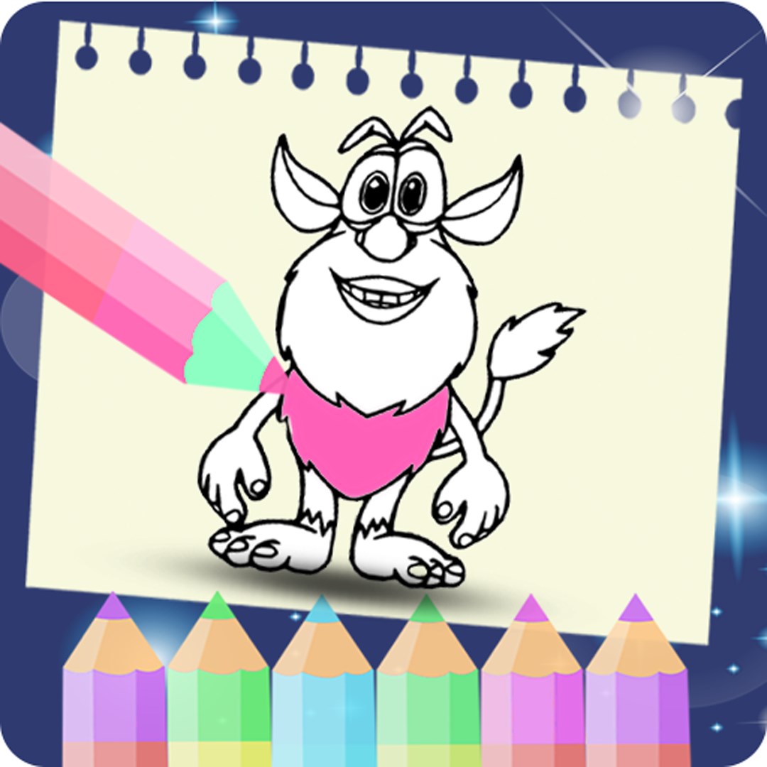 Booba Coloring Pages
