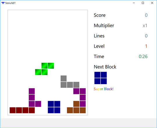 Tetris.NET for Windows 10 PC Free Download - Best Windows 10 Apps