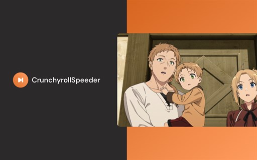 Crunchyroll Speeder: Custom Playback Speed Control