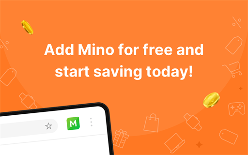 Mino: Automatic Coupons & Cash Back
