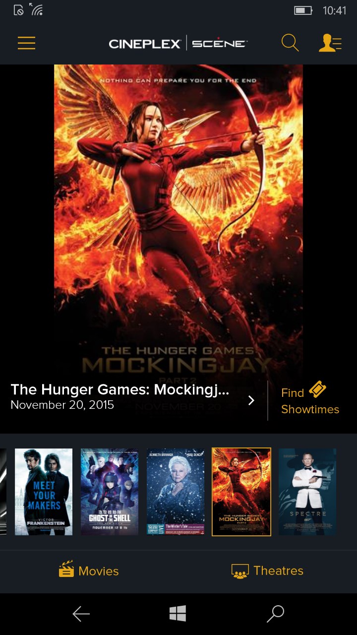Canada's Cineplex Entertainment app now a Universal Windows App