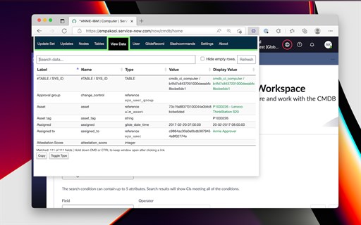 SN Utils - Productivity Tools for ServiceNow