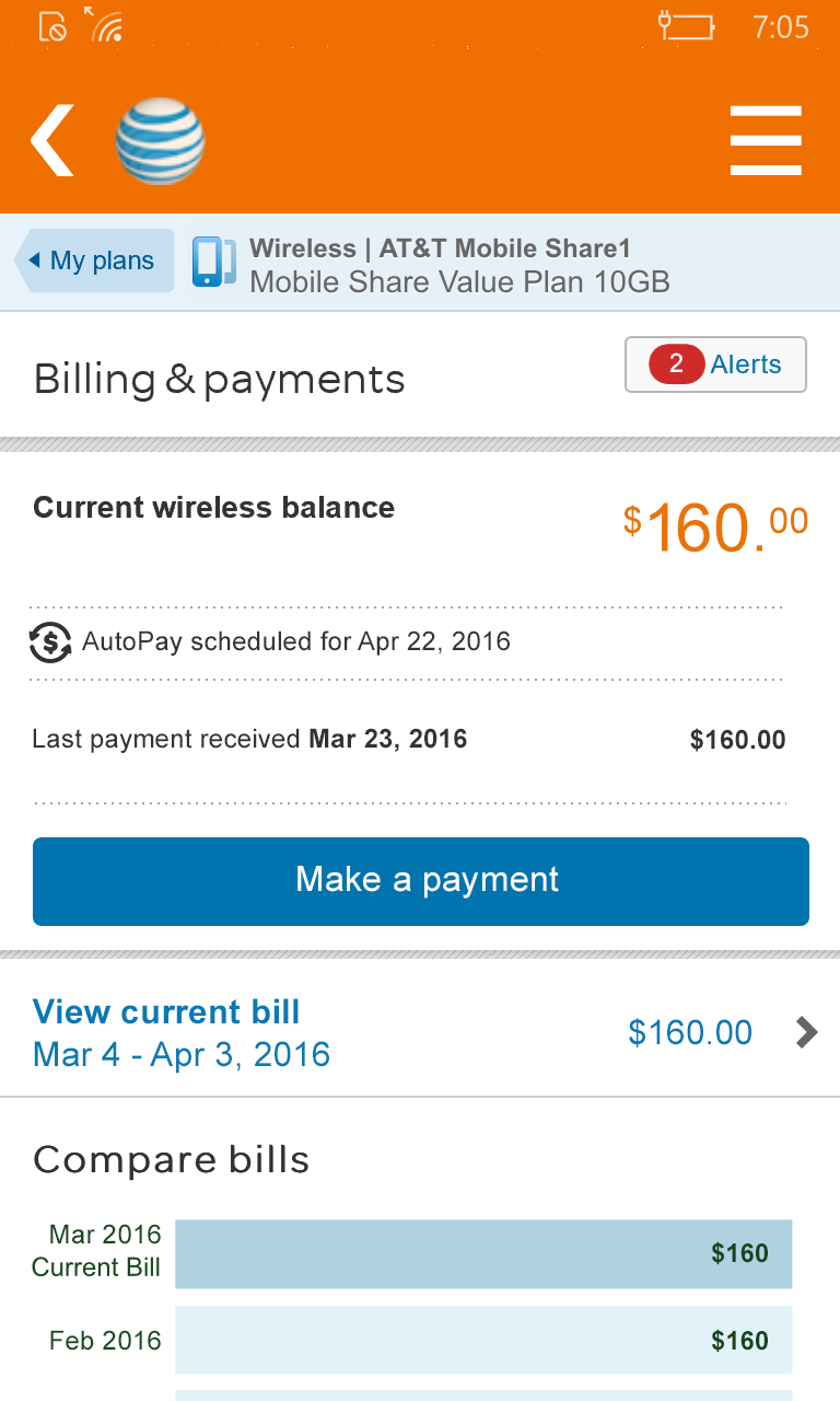 myAT&T app updated with in-app support, more