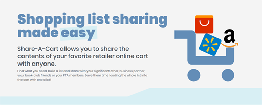 Share-A-Cart: Effortlessly Share Your Cart Items
