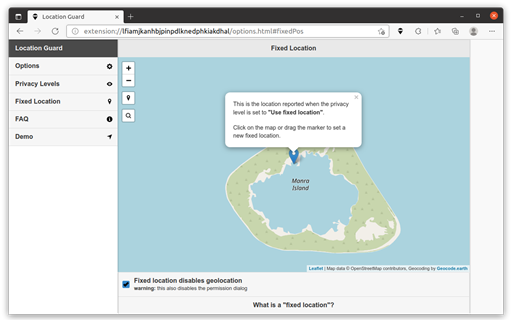 Location Guard - Privacy Protection for Your Geographic Location