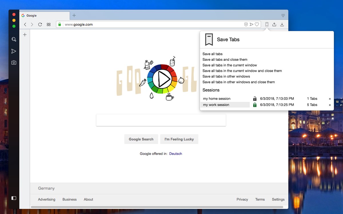 Save Tabs - Secure Browser Session Manager