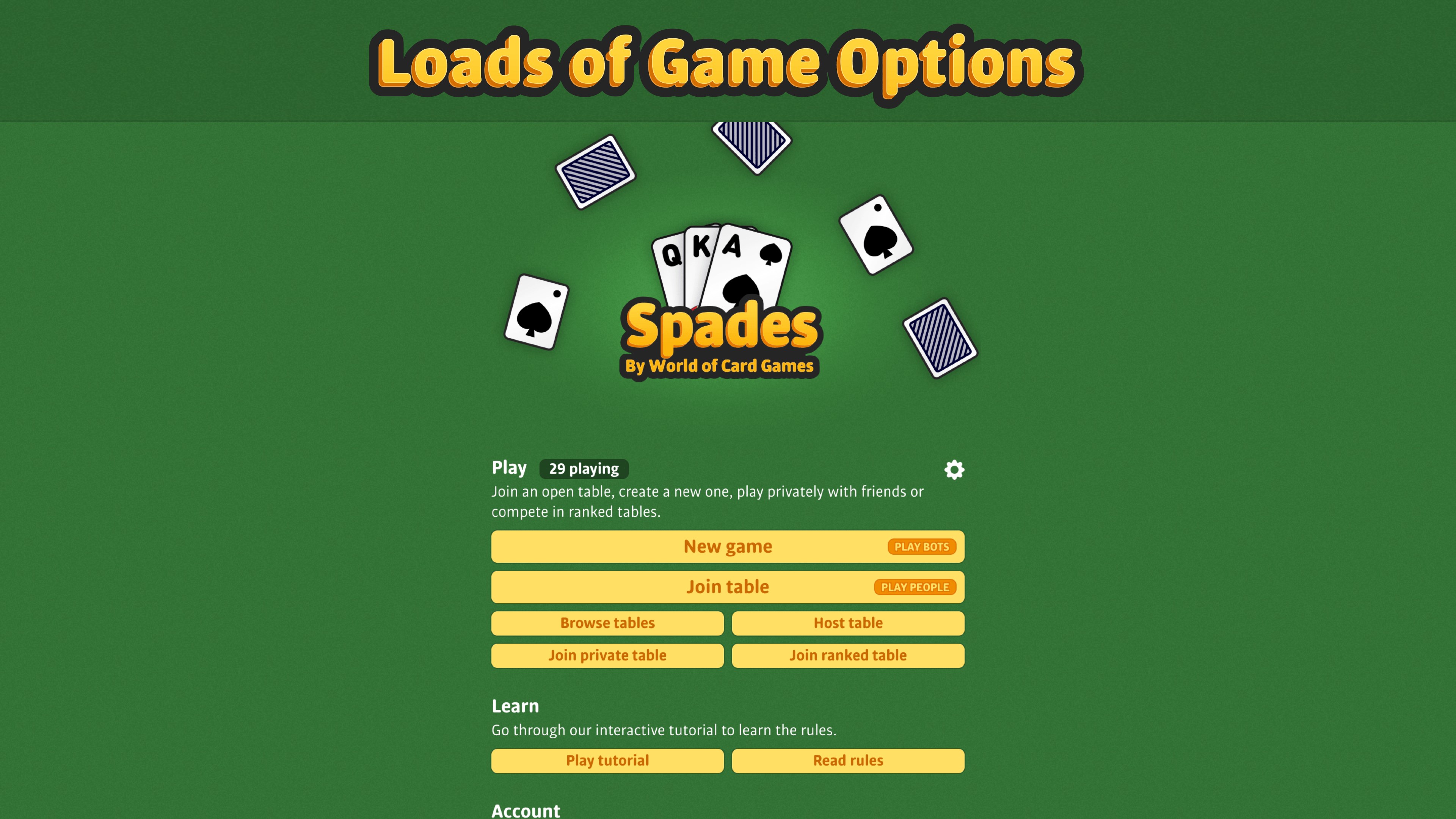 Free Spades Download Install And Play Internet Spades