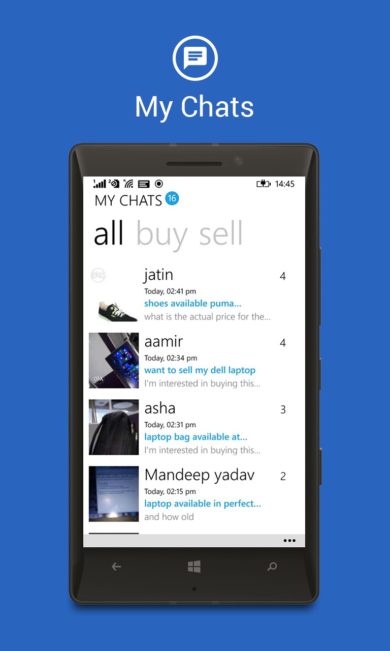 OLX Classifieds App Updated With New And Refreshed Home Page In Windows ...