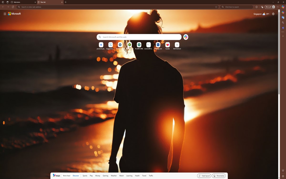 Sunset Beach Walk - Complemento de edge