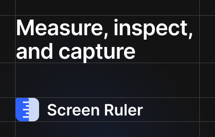 Screen Ruler — Measure The Web