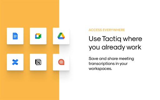 Tactiq: AI Meeting Notes for Meet, Zoom & Teams