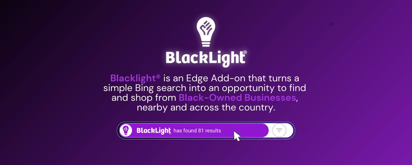 BlackLight® - Edge add-on