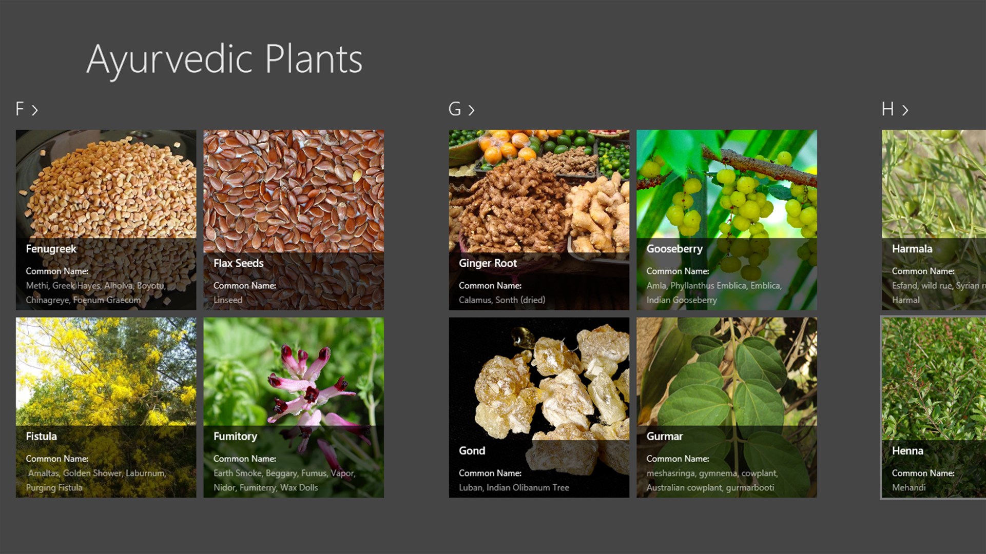 Ayurvedic Plants With Name