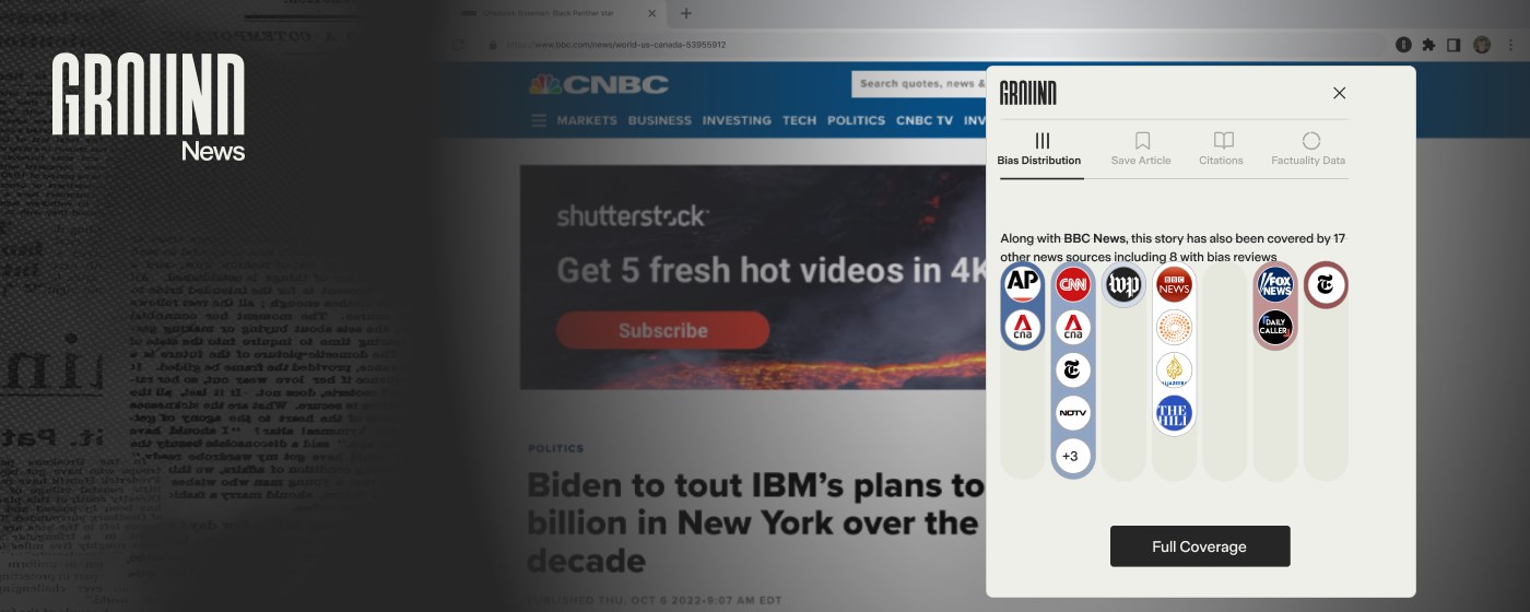 Ground News Bias Checker - Verify News from 50,000+ Sources