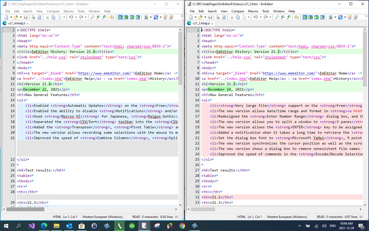 EmEditor text editor (64-bit) (by Emurasoft) - (Windows Apps) — AppAgg