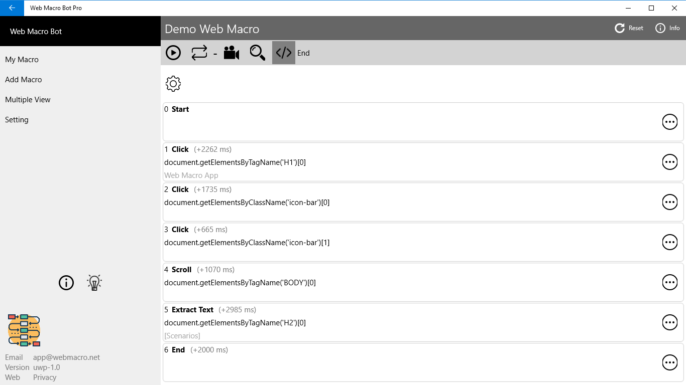 Web Macro Bot – (Windows Приложения) — AppAgg
