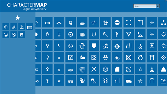 Character Map Windows 10